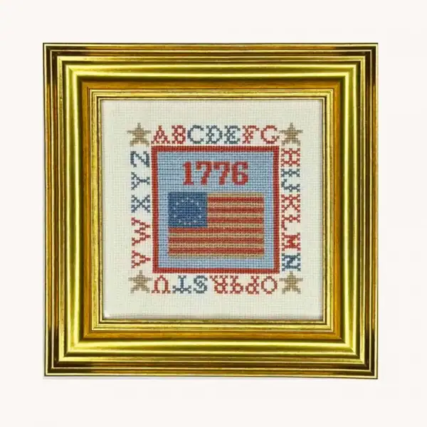 1776 Colonial Flag Cross Stitch Kit | Posy Collection